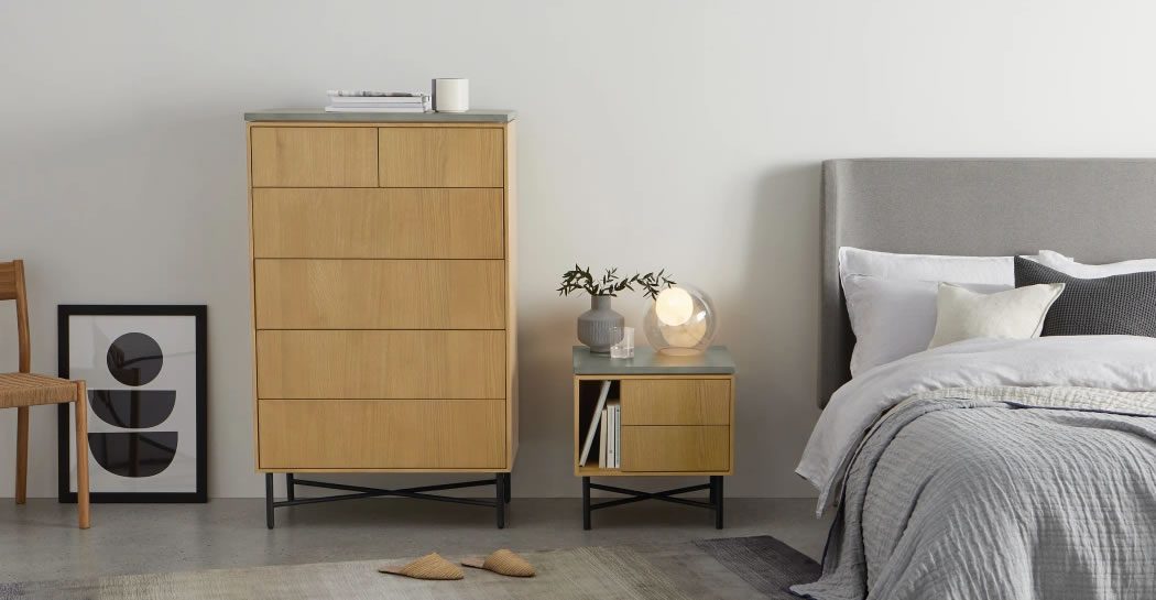 Cómoda Alta Dara - Roble | YoloDecoro