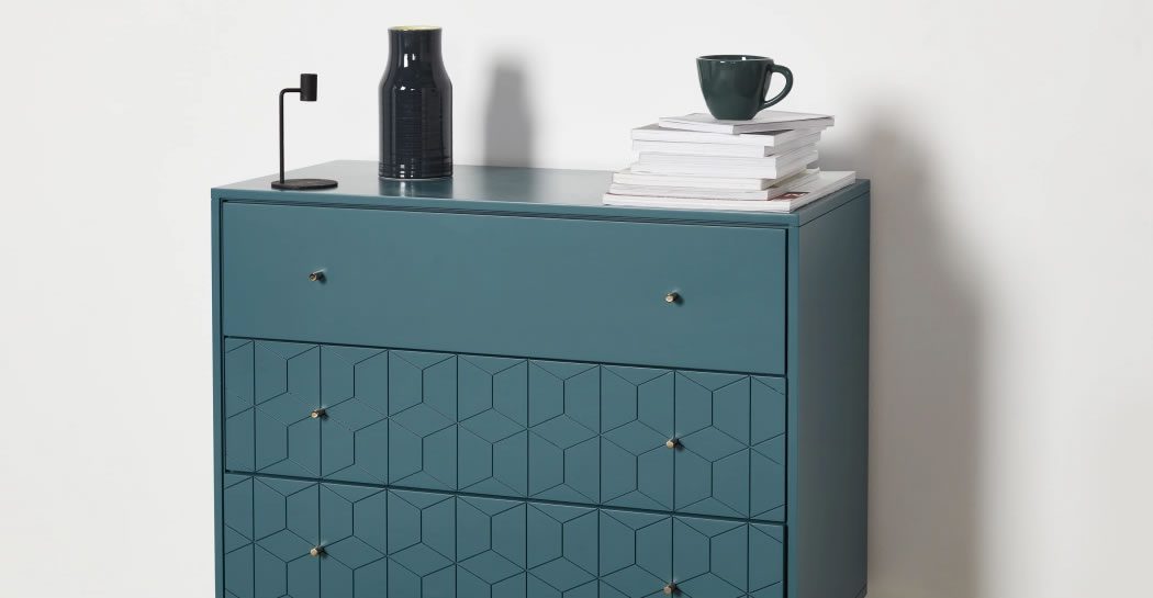 Cómoda Hedra - Azul | YoloDecoro