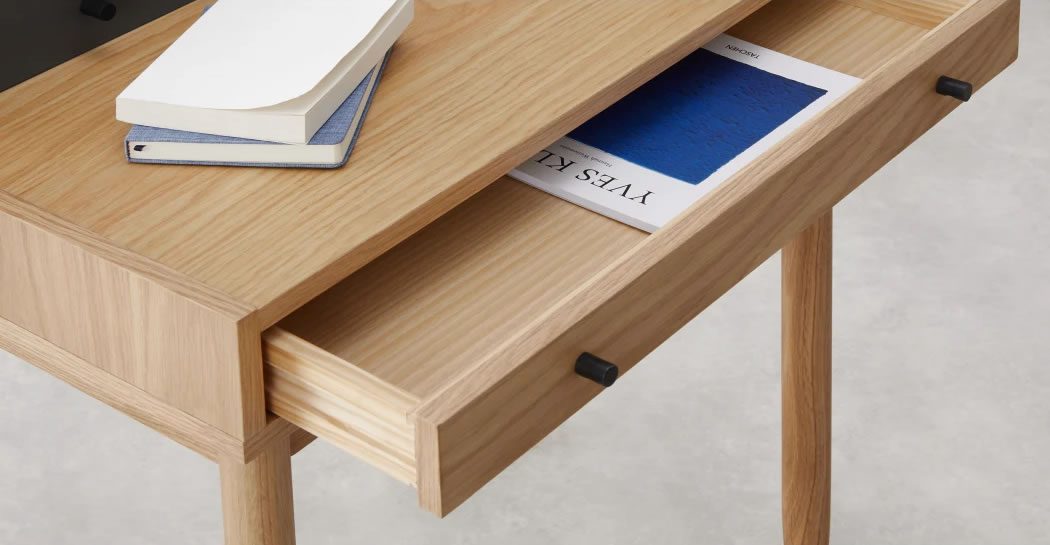 Escritorio Compacto Campton - Roble y Gris | YoloDecoro