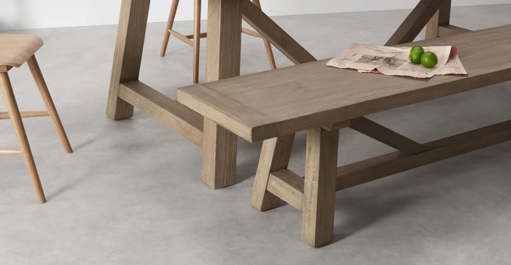 Mesa de Comedor Extra Grande Iona - Madera de Pino | YoloDecoro