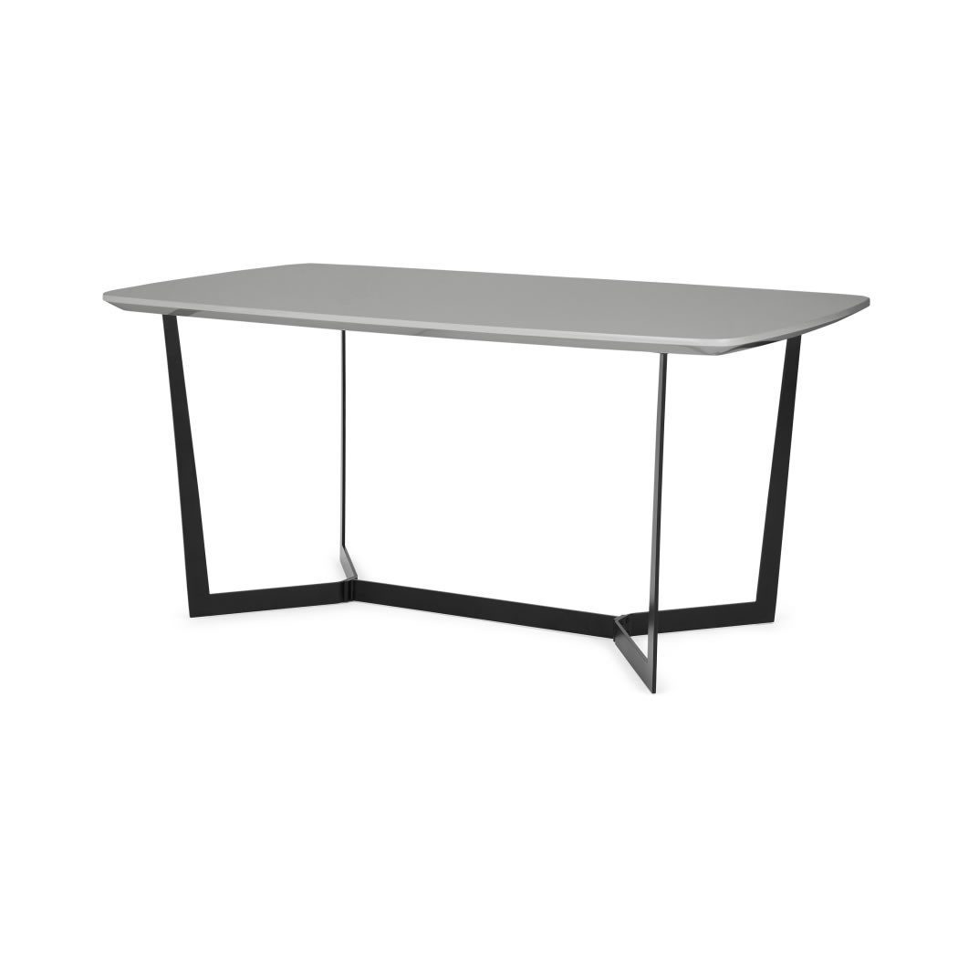 Mesa de Comedor Jaxta - Brillo Gris | YoloDecoro