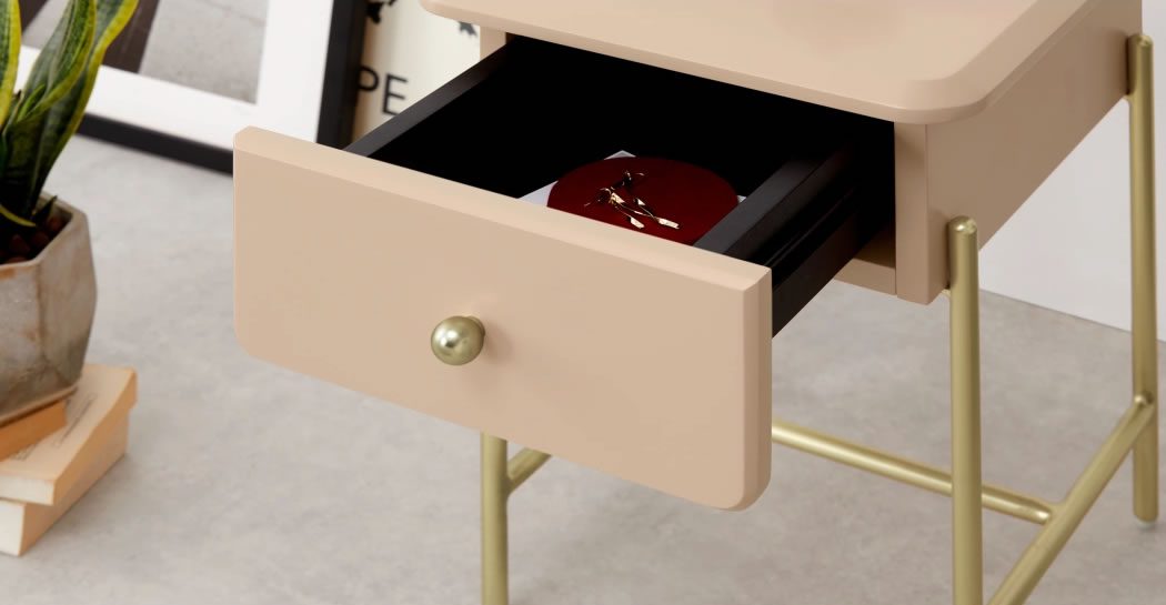 Mesa de noche Maddie - Rosa | YoloDecoro