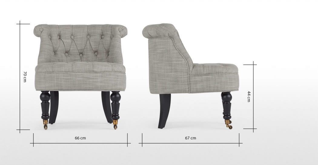 Butaca Bouji - Gris Medianoche | YoloDecoro