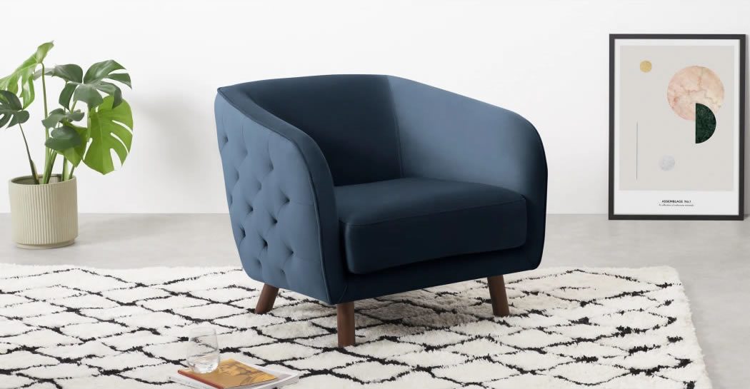 Butaca Esther - Azul Zafiro | YoloDecoro