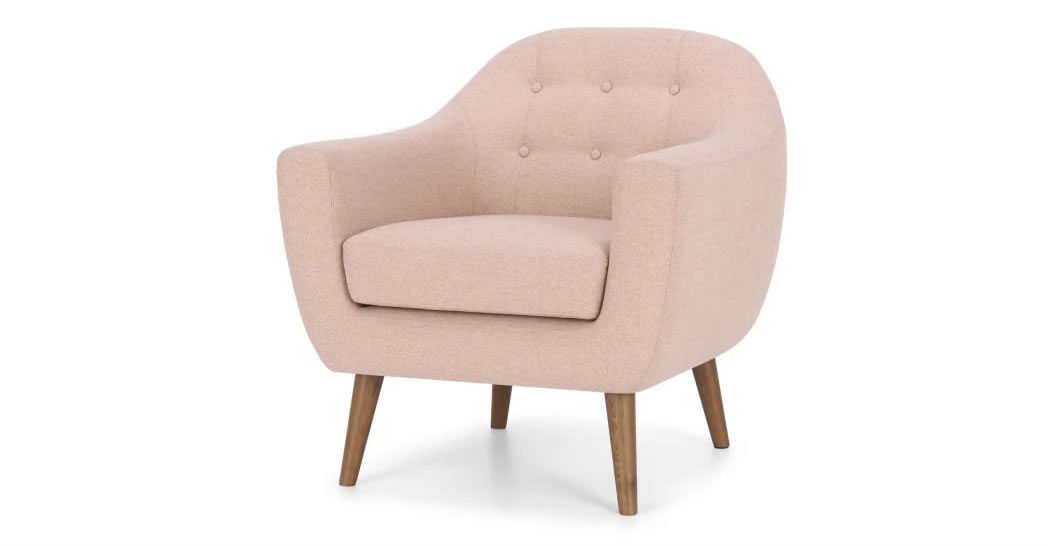 Sillón Ritchie - Rosa - YoloDecoro