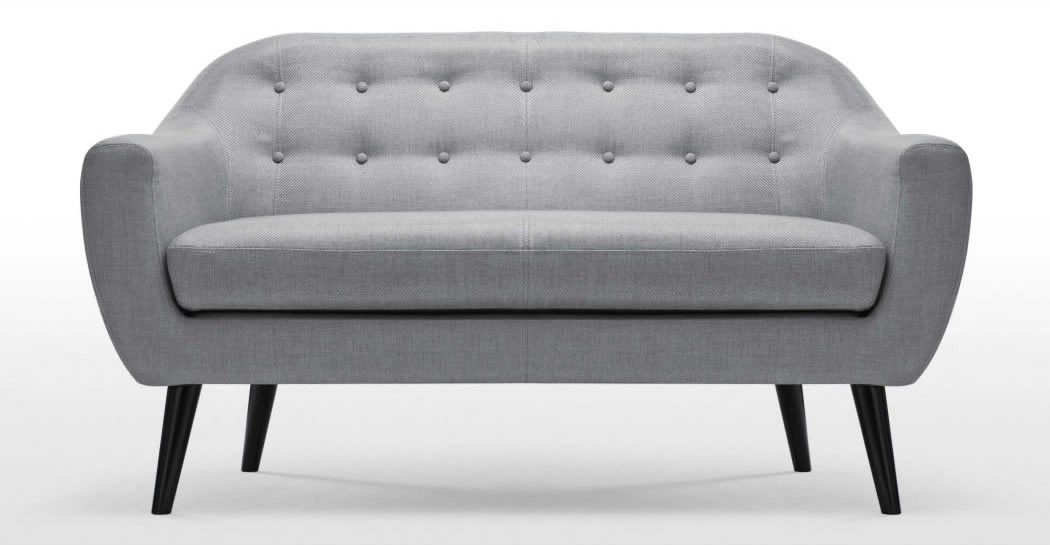 Sofá de 2 Cuerpos Ritchie - Gris Perla - YoloDecoro