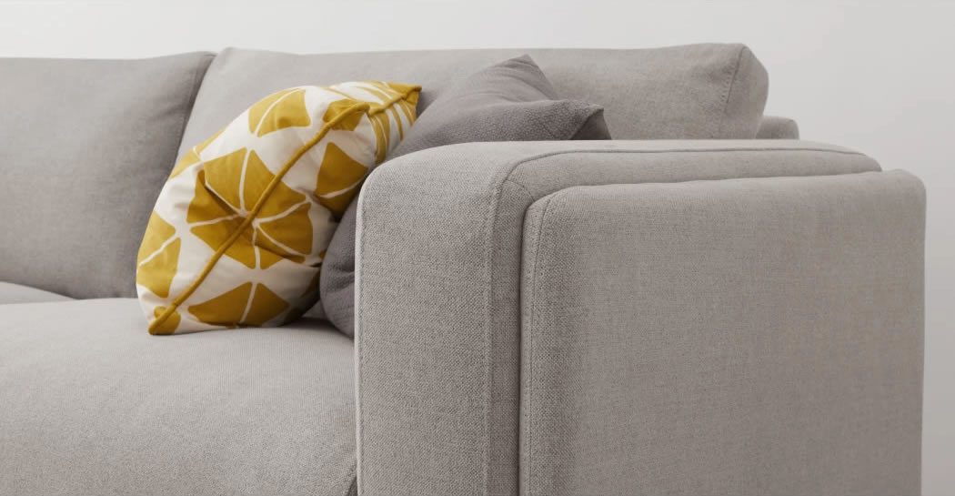 Sofá de 3 Cuerpos Karson - Gris | YoloDecoro