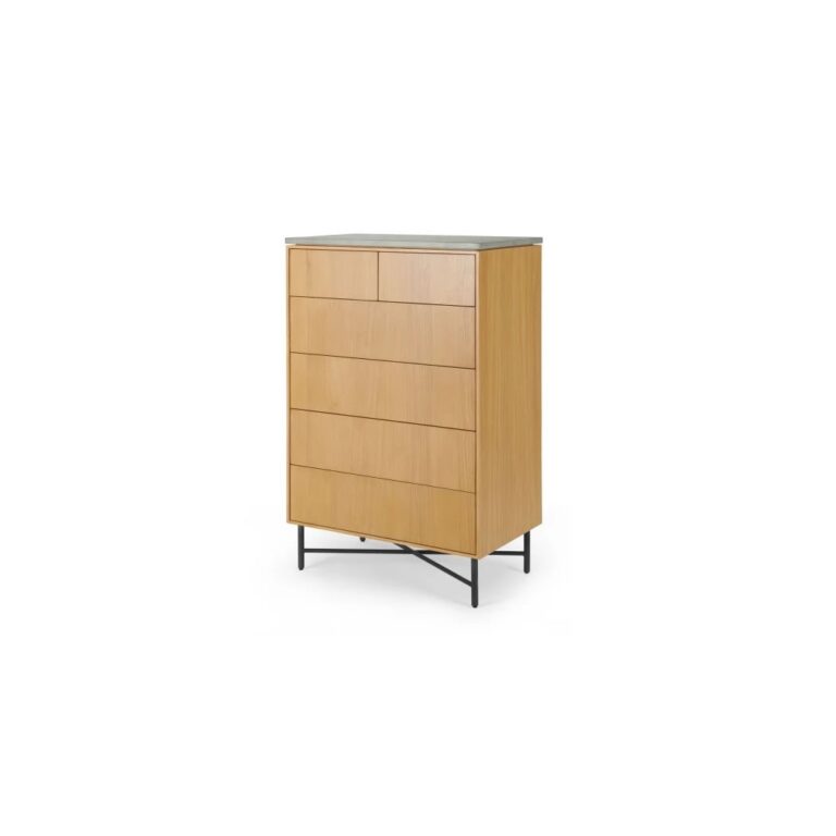 Cómoda Alta Dara - Roble | YoloDecoro